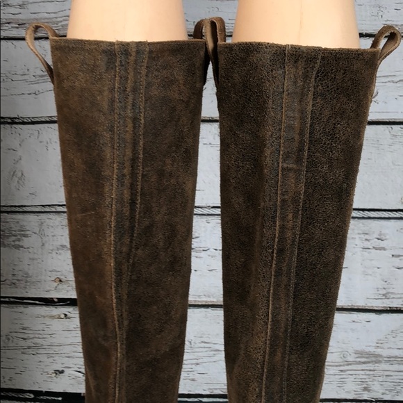 Jim Barnier | Shoes | Jim Barnier Sunset Brown Distressed Boots Sz ...